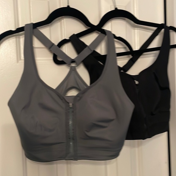Athleta | Intimates & Sleepwear | Athleta Zip Up Sports Bras | Poshmark